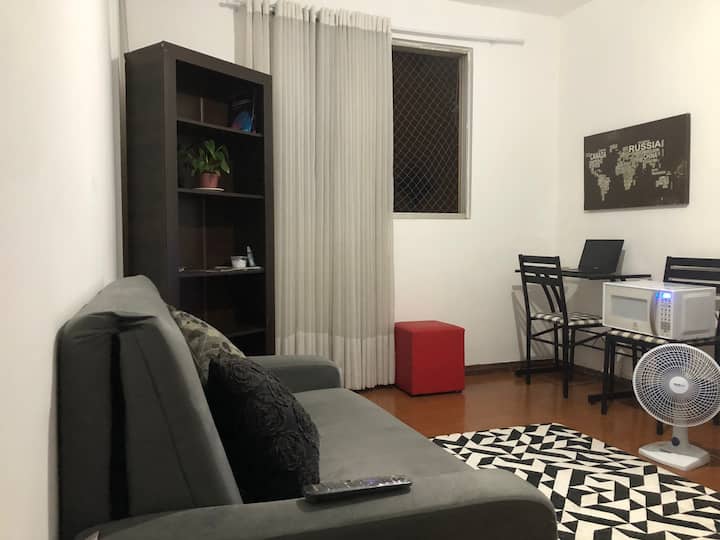 Apt. Delicinha No Bueno (C/ Garagem/ar/wi-fi) - Goiânia