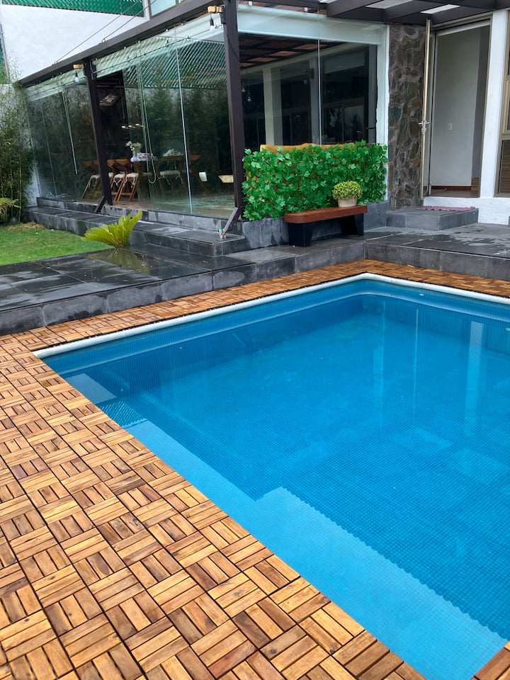 Cómoda Casa Con Alberca Privada - Valle de Bravo