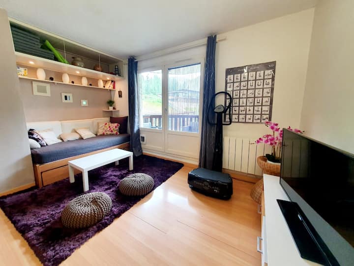T3 Sud 52m² Rénové Avec Parking Centre 1650 - Les Orres
