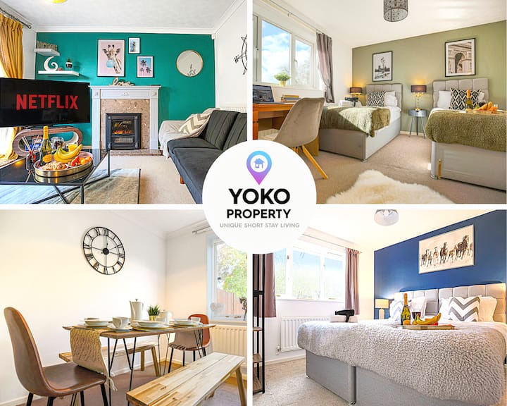 City Centre • Pool Table •  Free Parking •  Skytv - Milton Keynes