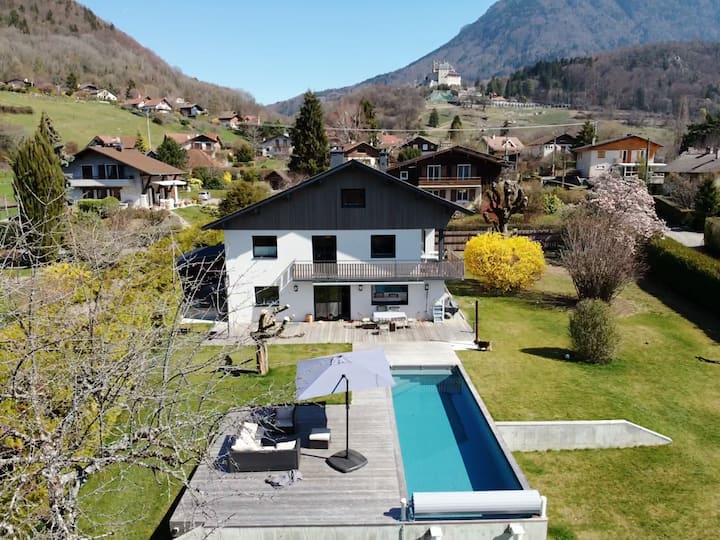 Magnifique Villa Climatisée,piscine, à Coté Du Lac - Veyrier-du-Lac
