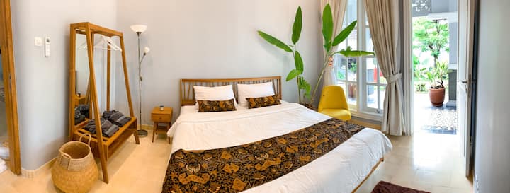 Private Terrace #2 In Traditional Villa Séna - Yogyakarta