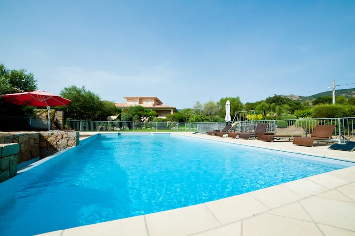 Appartement N°2 (4/6p) Dans Résidence Avec Piscine - Corse