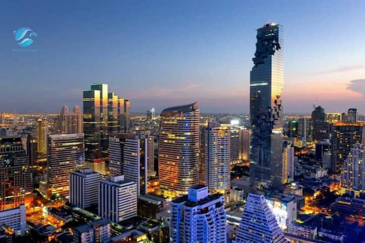 K4】曼谷sathorn金融中心全新高档公寓&屋顶无边泳池&空中健身房&泰国第一高楼景观&近bts站 - Yan Nawa