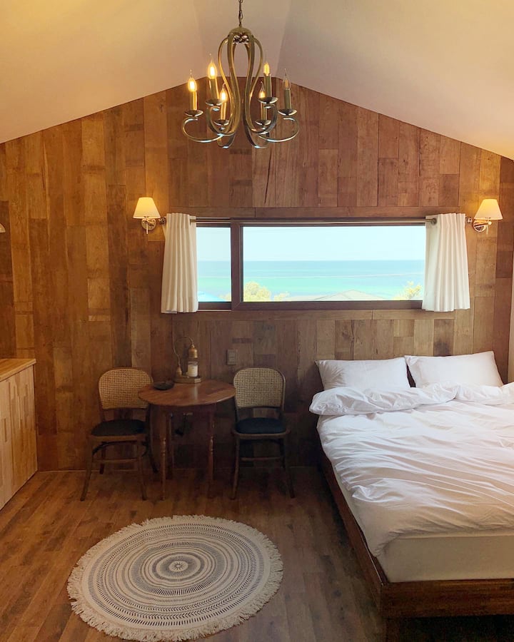 평대리 해안가- 오션뷰 객실 - Hotel Hollain - Jeju
