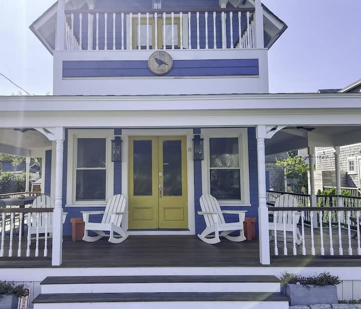 Steps To Beach! Modern Ob Cottage, Walk To Town,ac - Oak Bluffs, MA