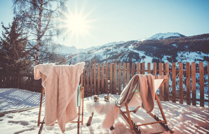 Chalet Plein Soleil, Vue 360, 5min Des Pistes - Vars
