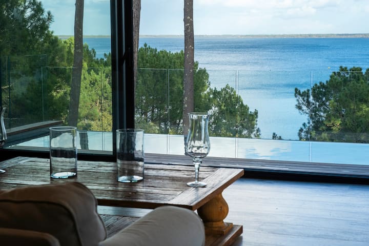 Villa 1re Ligne Vue Panoramique Lac De Biscarrosse - Biscarrosse