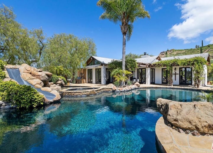 Spectacular Mountain & Vineyard View Estate In The Malibu Wine Trail - Malibu, CA