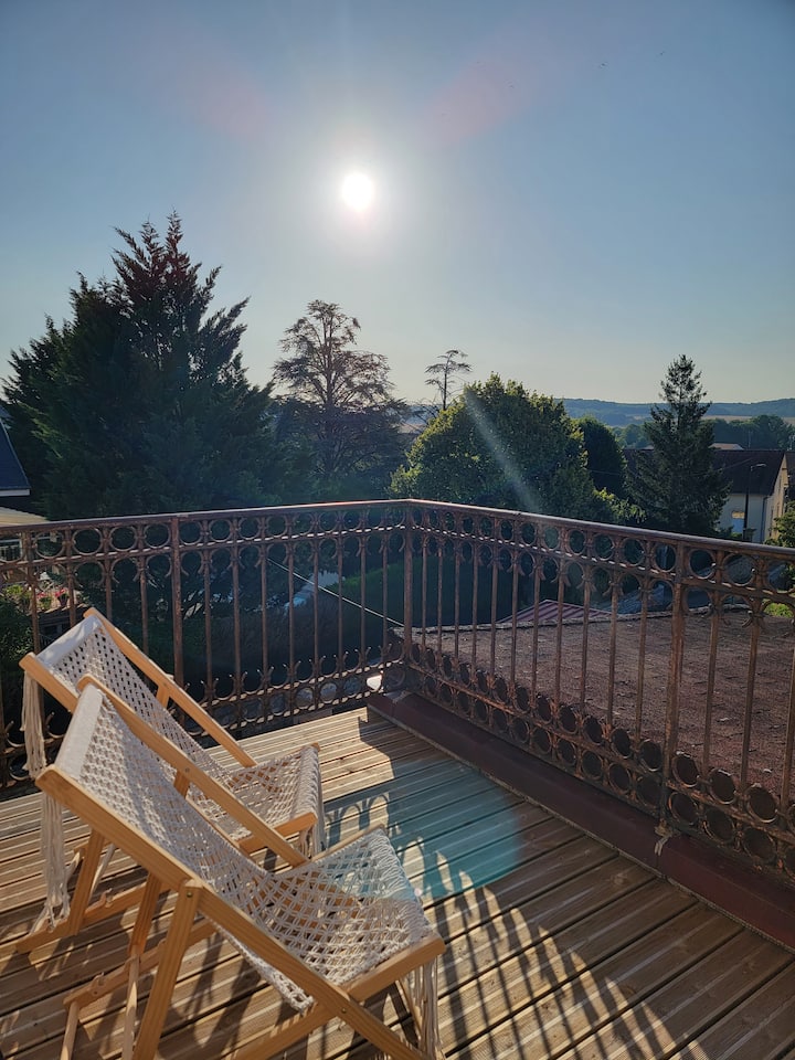 Le Belvédère :Cosy Calme Tout éQuipé Avec Terrasse - Territoire de Belfort