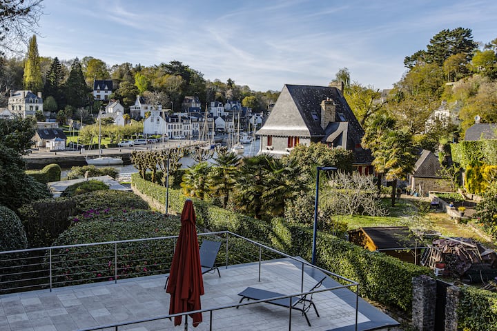 Pont-aven: Luxueuse Villa Vue Port, 5 Chambres. - Bannalec