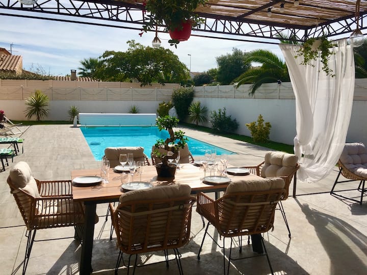 Maison 3 Ch Avec Piscine Villeneuve De La Raho - Perpignan