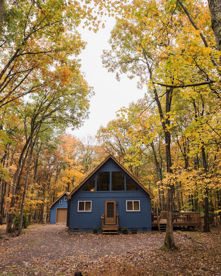Tall Trees A-frame Near The Lake W/ Hot Tub - Albrightsville, PA