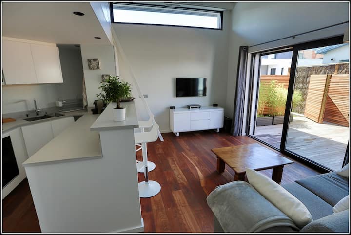 Plages Et Golf à Pied.parking Privé.climatisé. - Biarritz