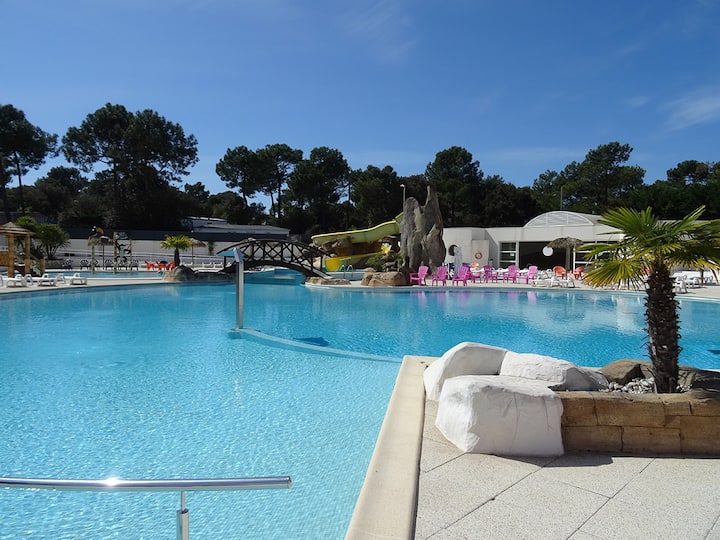 Mobil Home 2 Ch Piscines Inclues B23 - Vendée