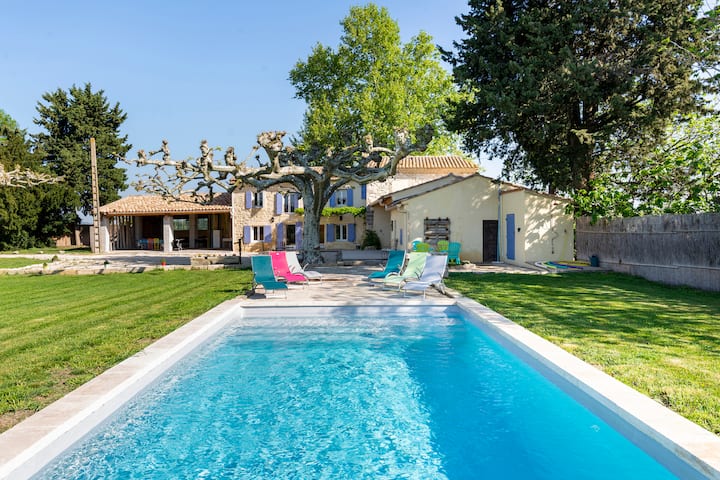 Splendide Mas Provencal: Piscine, Pétanque, Patio - Les Baux-de-Provence