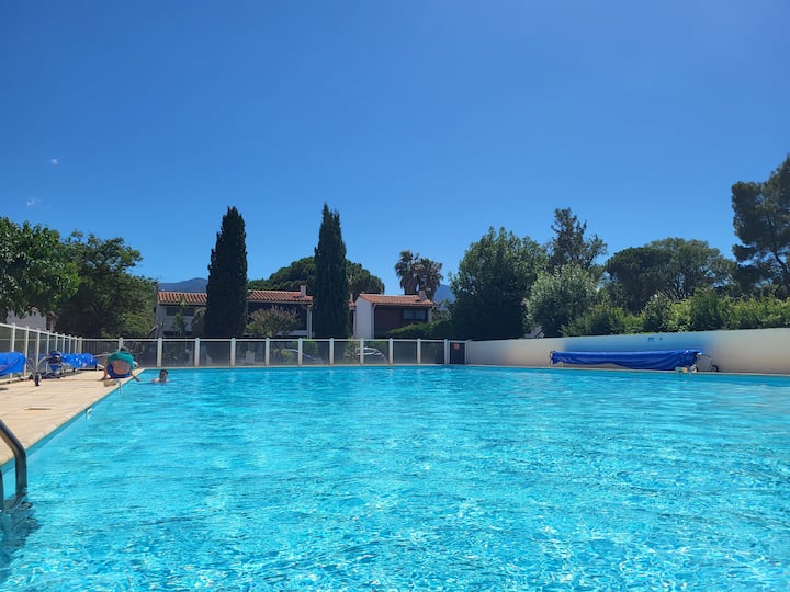 Maison Gde Piscine Au Calme Avec  Jardin Arboré - Argelès-sur-Mer