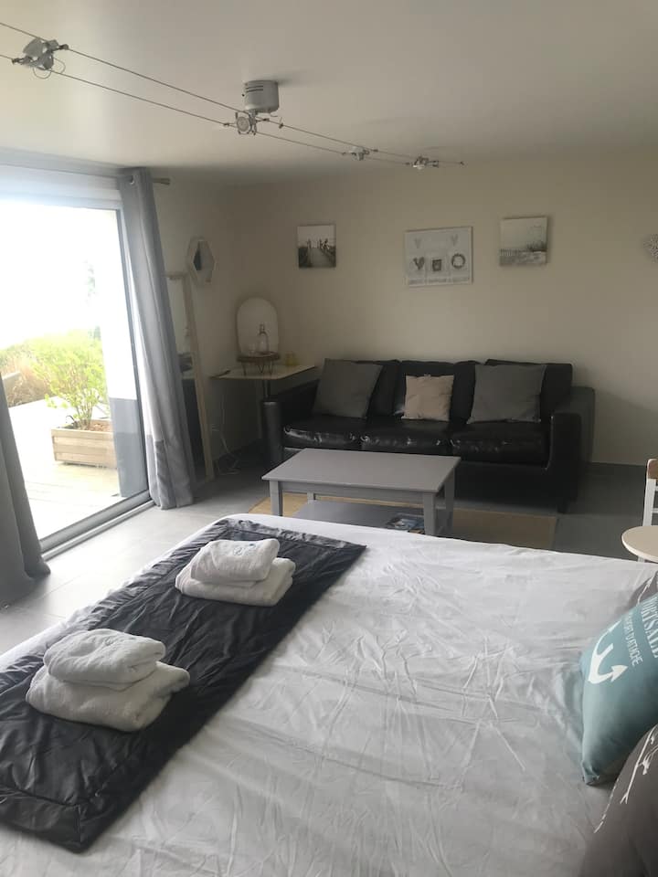 Corn A Gazel - 2 Pers - Terrasse Vue Mer - 30 M2 - Plouguerneau