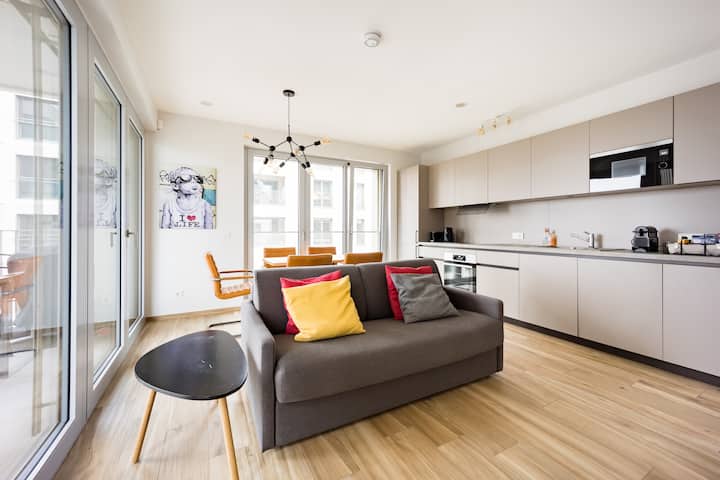4 Pers. | Sweethome Flat Appartement Moderne - Luxembourg City
