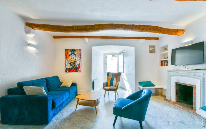 Bel Appartement Dans Les Remparts à 50 M De La Mer - Juan-les-Pins