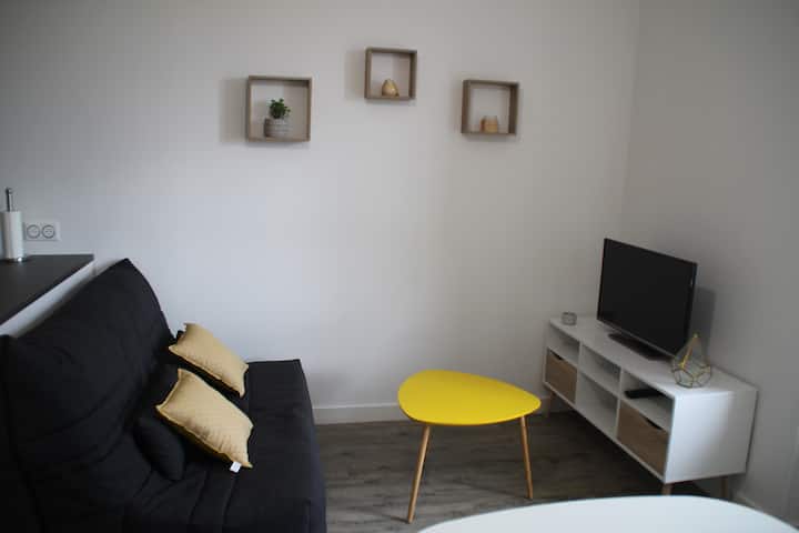 Modern T2, 300 M From The Beach, Free Private Parking - Sainte-Marine