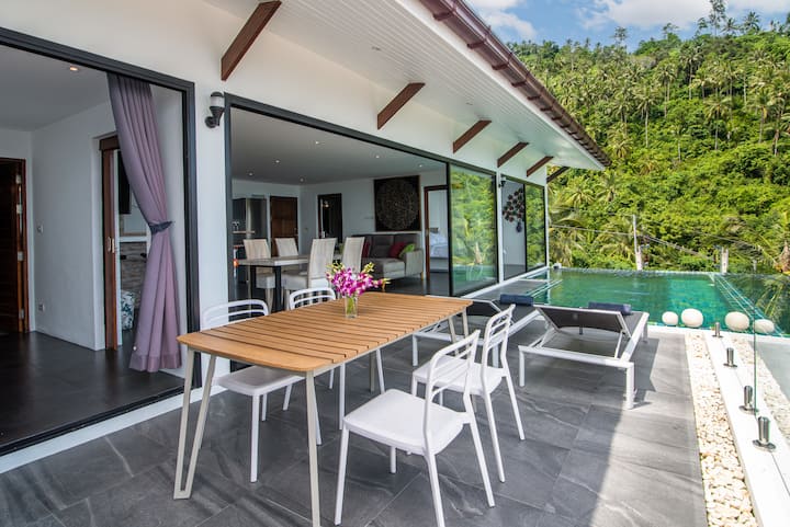 Villa Happiness – Ocean View 2br With Private Pool - Koh Samui