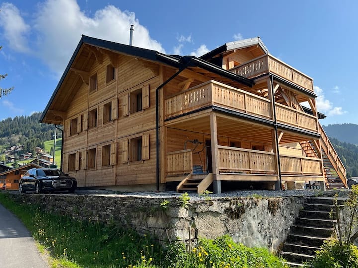 Ze Mountain Lodge, Morgins, River View Appt. - Val-d'Illiez