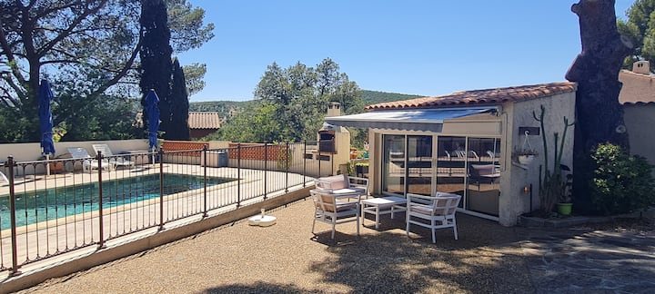 Maisonnette Classée 3 éToiles Off.tourisme-piscine - Bormes-les-Mimosas