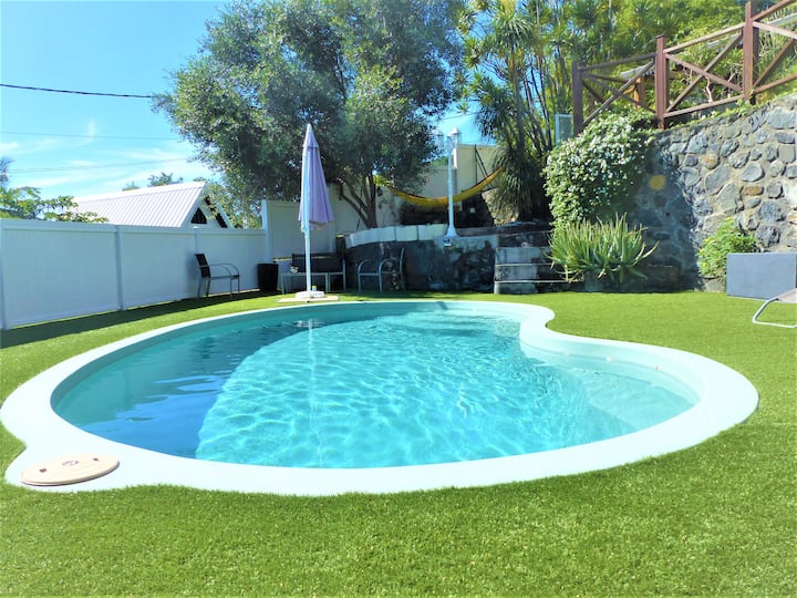 Le Clos De Val- Logement- Vue Mer-piscine Chauffée - La Réunion