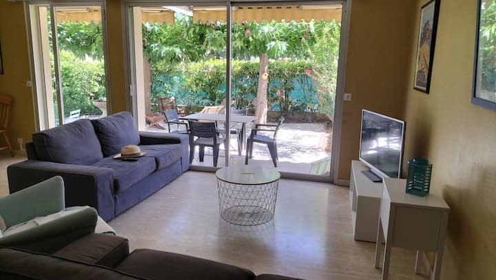 Grand T3 80m2/jardin +Parking Privatif - Bandol