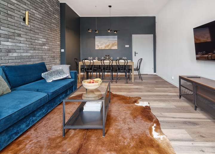 Blue Ink Apartment For 8 People - Gdańsk