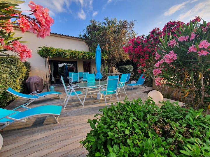 Maison Vue Mer 8pers Piscine Plage à7km Ile-rousse - Corsica