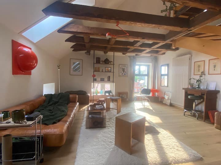 [La] Duplex Vintage & Design/2 Pers. - La Chaux-de-Fonds