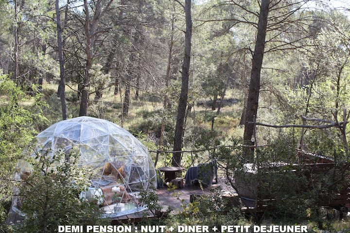 Bulle Dôme Nuit Insolite En Provence Aix Lubéron - Bouches-du-Rhône