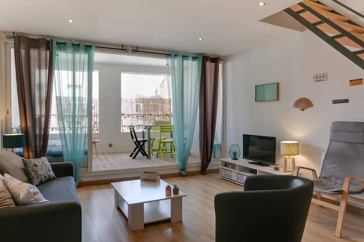 ♥ Cosy & Familial Duplex ♥Clim&lodgia Classé 3*** - Saint-Jean-de-Védas