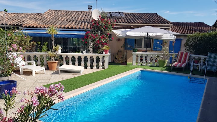 Maison Individuelle Piscine Plain-pied Proche Mer - Fréjus