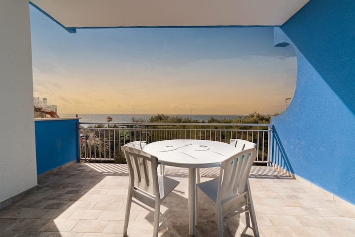 The Sunset - [Balcony With Sea View]baiaverde-lido - Gallipoli