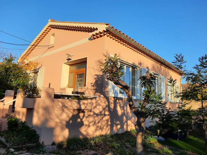 La Villa Rose, Charmante Maison Provençale Vue Mer - La Ciotat