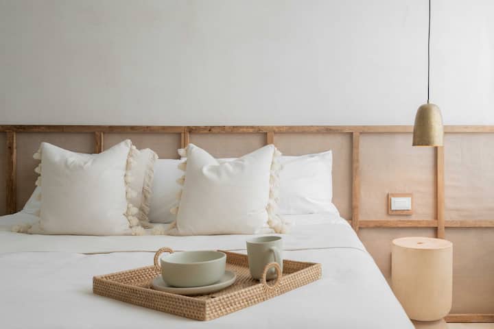Luxury 1 King Bed Retreatcasa Zazil-place Of Light - Akumal