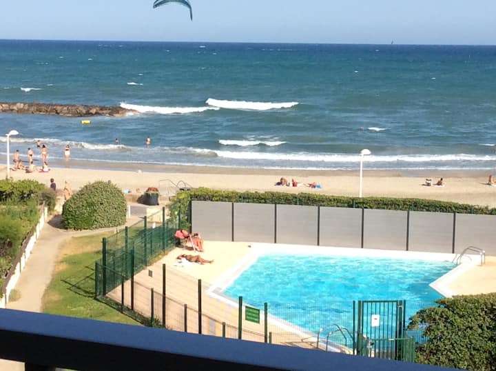 Appart Cosy 1ere Ligne 40m2 - Piscine - Palavas-les-Flots