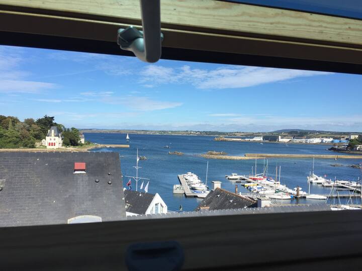 Dupleix Vue Sur Mer Et L'ile Tristan, Tréboul Dz - Douarnenez
