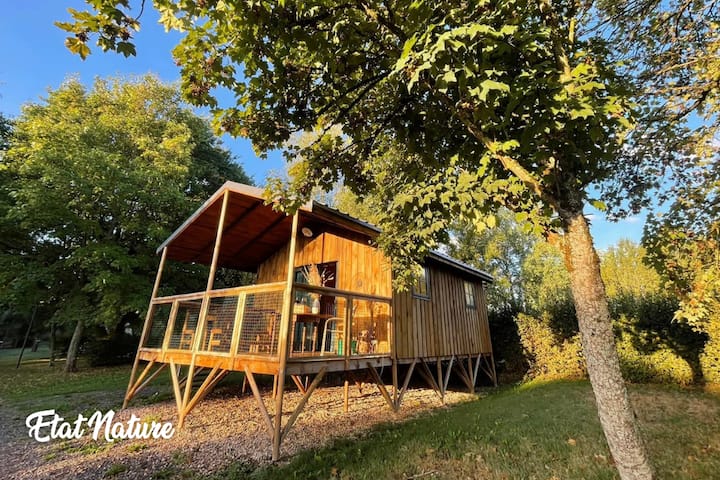Cabane En Bois Sur Pilotis - Tiny House Insolite - Meurthe-et-Moselle