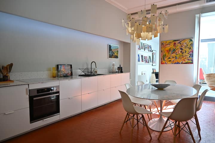 Appartement D'architecte Pour Famille Avec Patio - Marseille