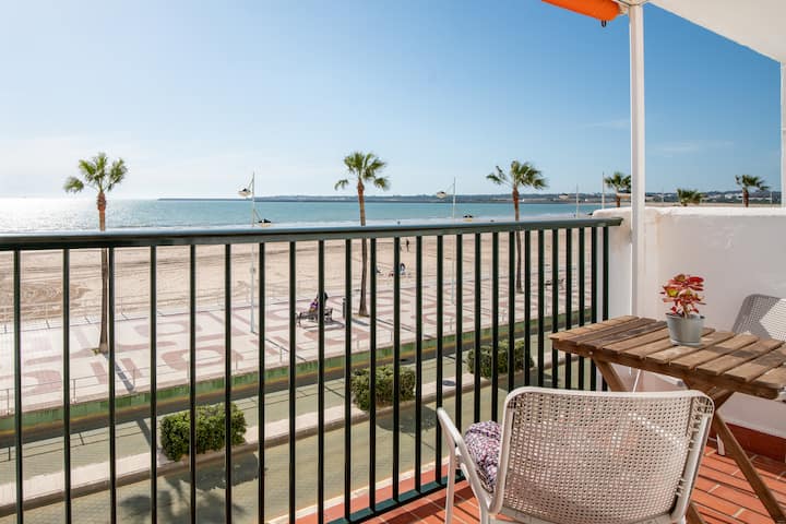 ⛱ Geräumige Wohnung Direkt Am Strand Mit Meerblick - Cadix