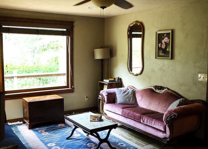 Cozy 1940s Cabin On Bold Creek-heated Floors! - Roan Mountain State Park, Roan Mountain