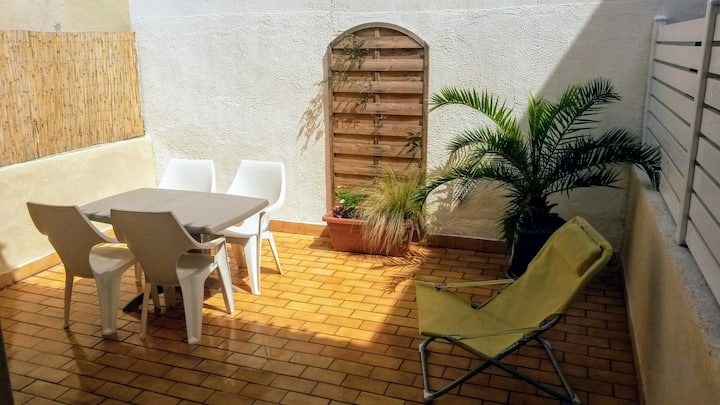 Studio Terrasse Parking Local Vélo Cures Vacances - Balaruc-les-Bains