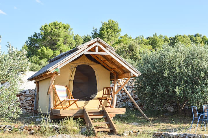 Glamping Hut "Mokos" In Olive Grove With Sea Views - Milna