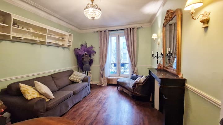 Charming Vintage Style Flat Near Montmartre - Paris