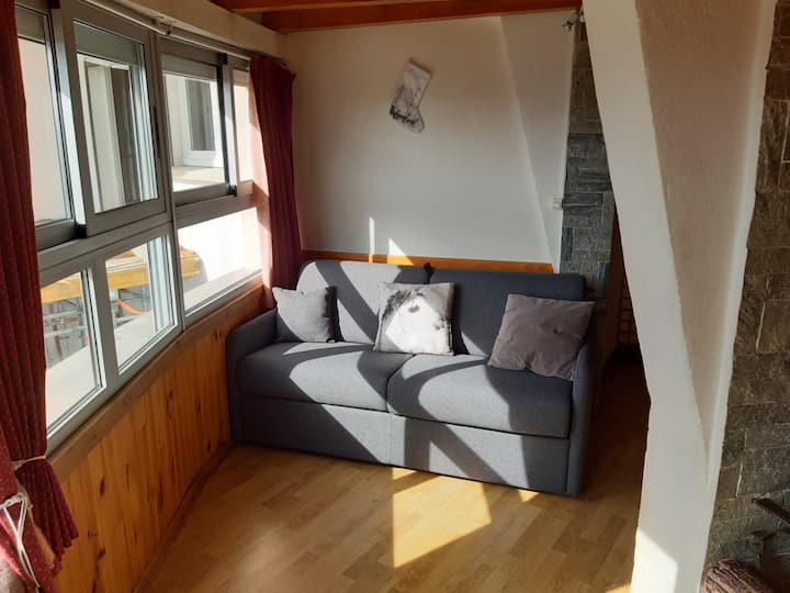 Centre-ville, Lumineux T2 Cabine *Vue* 45 M2 / 5p. - Font-Romeu-Odeillo-Via