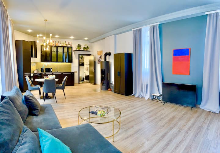 Plašs Stīlīgs Studio Pilsētas Centrā - Riga